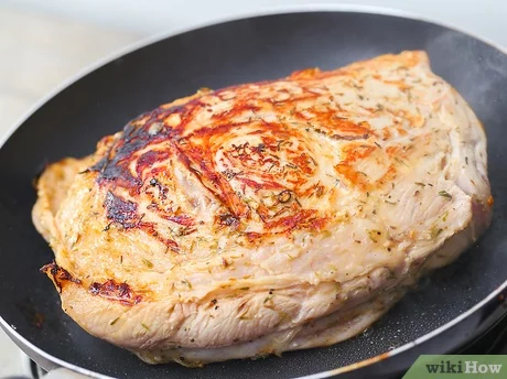 How do you tenderise pork roast meat?