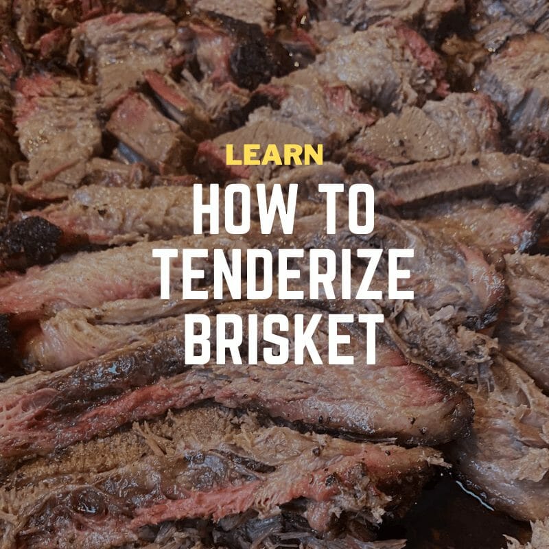 How do you tenderize a brisket before smoking?
