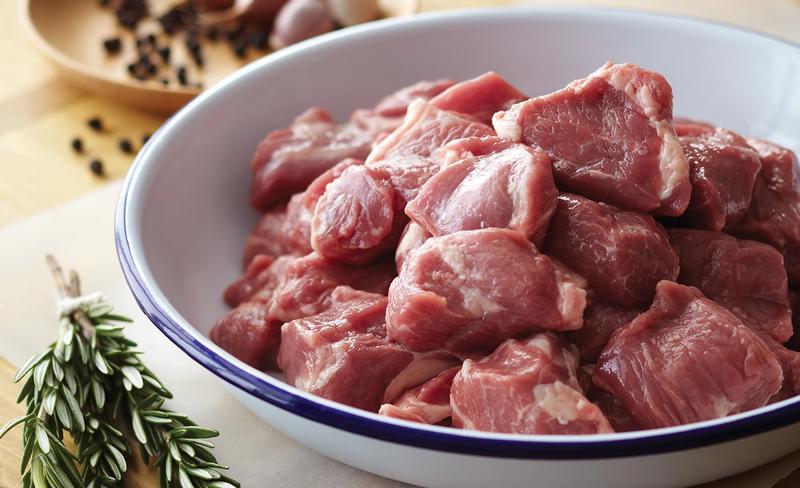 How do you tenderize diced lamb?