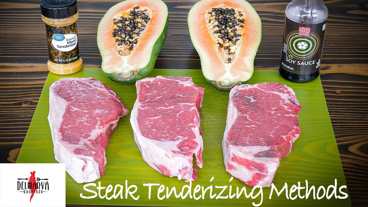 How do you tenderize meat with bromelain?