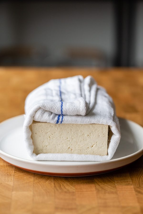 How do you thaw tofu without cracking it?