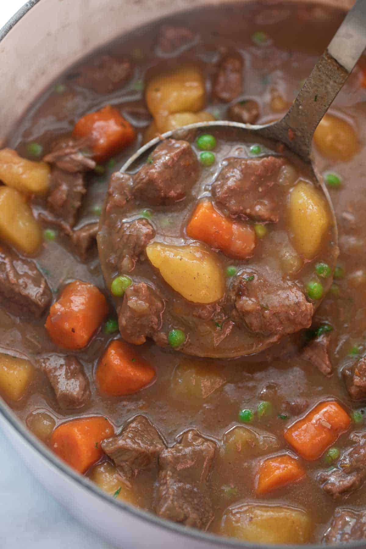 How do you thicken beef stew with gluten free flour?
