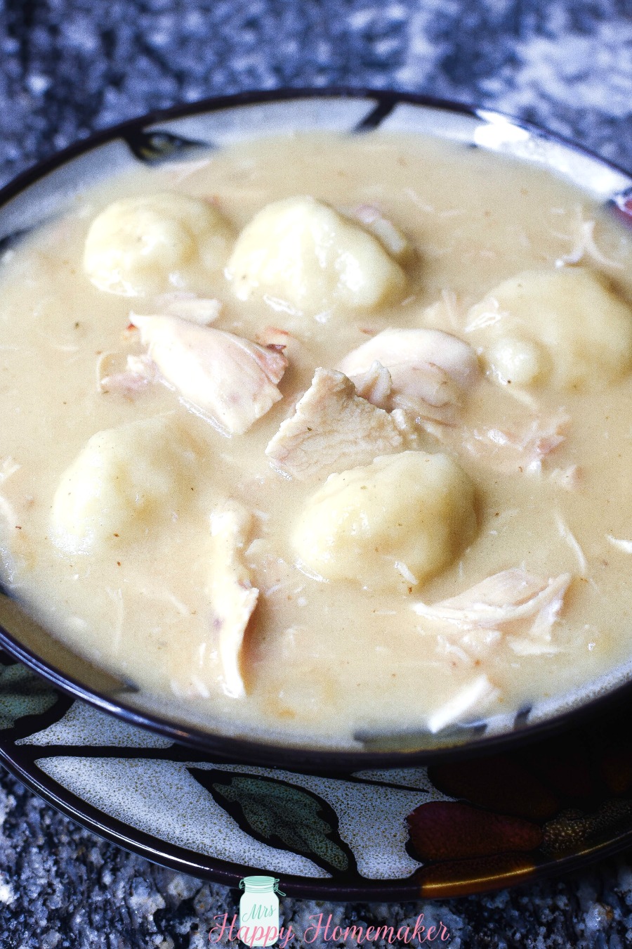 How do you thicken dumplings with flour?