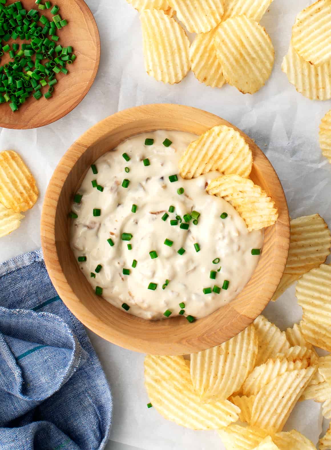 How do you thicken French onion dip?