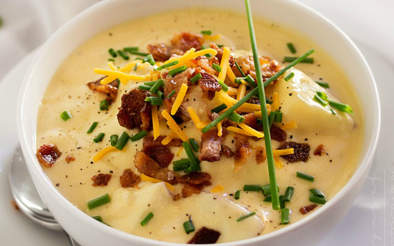 How do you thicken potato soup without flour?