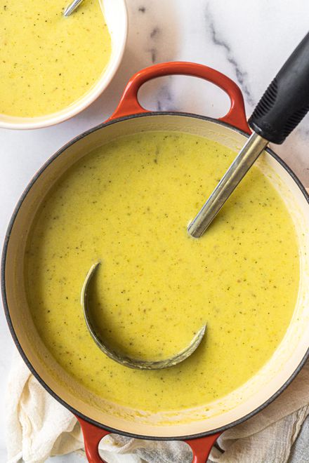How do you thicken soup with puree and Roux?