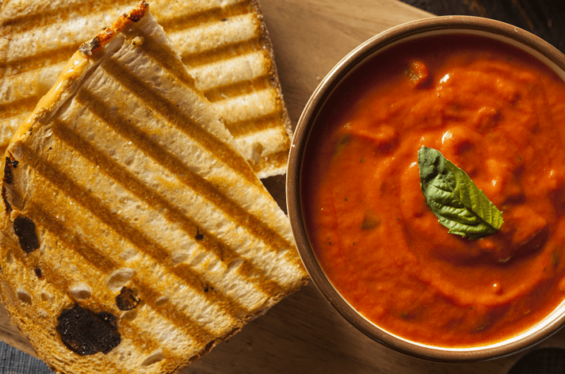 How do you thicken tomato soup with starch?