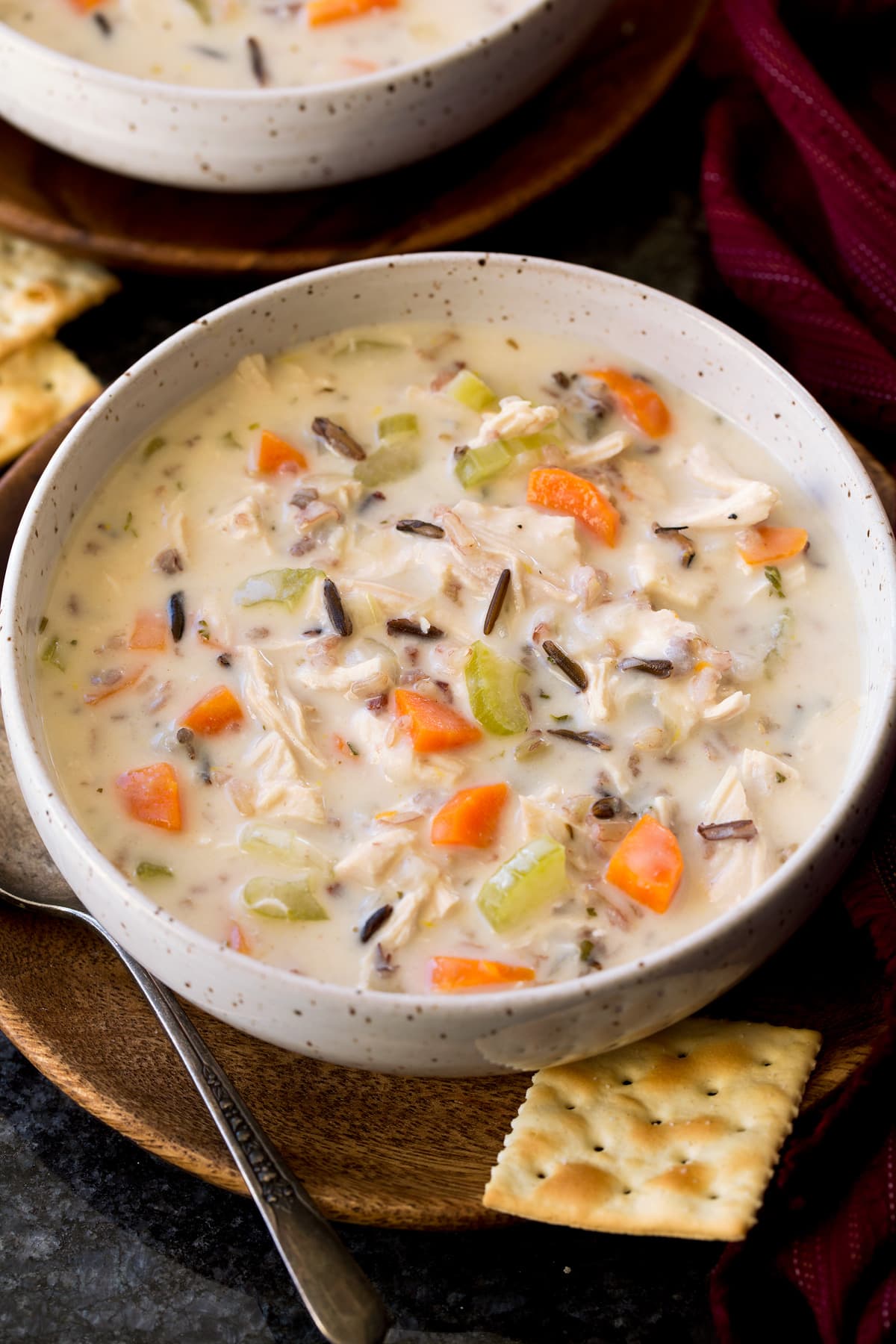 How do you thicken wild rice soup?
