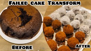 How do you transform a failed cake?