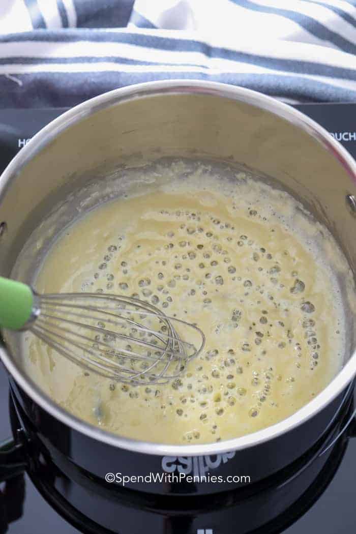 How do you use a roux to thicken soup?