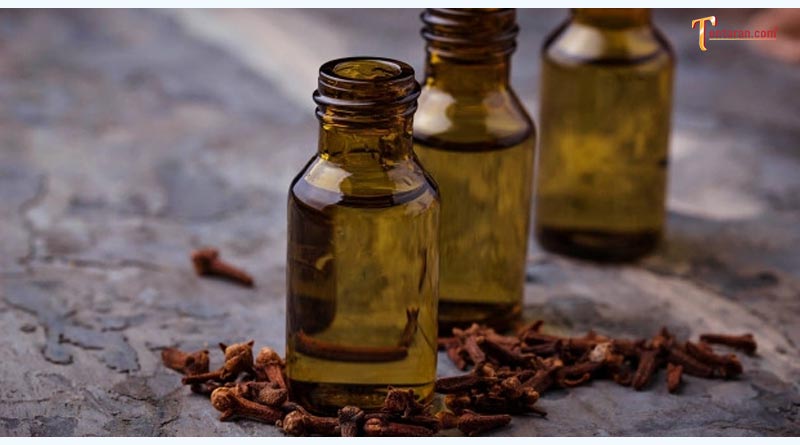 How do you use clove oil for trapped gas?