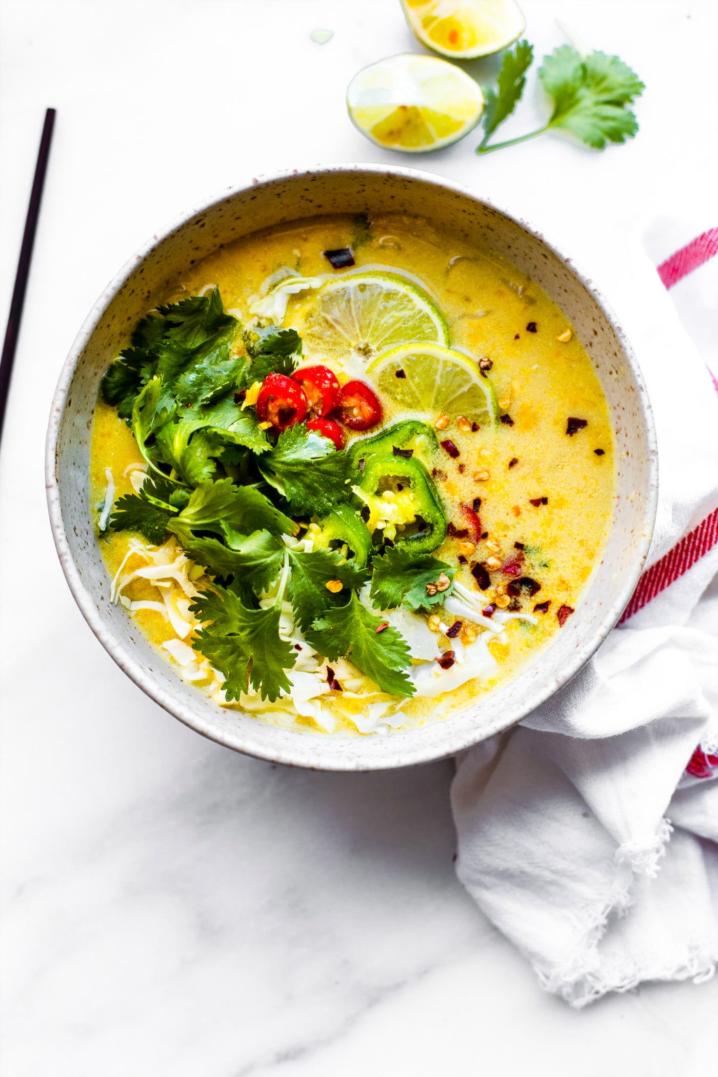 How do you use coconut milk in soup?