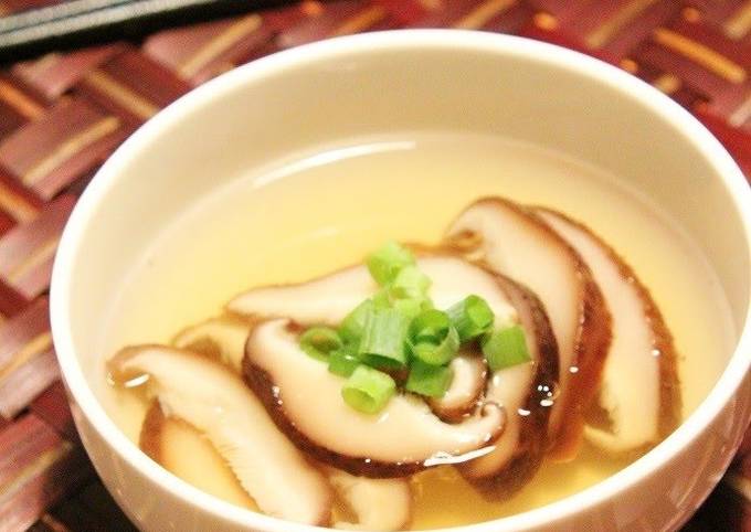 How do you use dried shiitake mushrooms in soup?