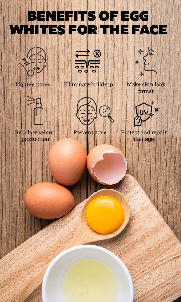 How do you use egg to tighten skin?