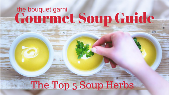 How do you use herbs in a soup?