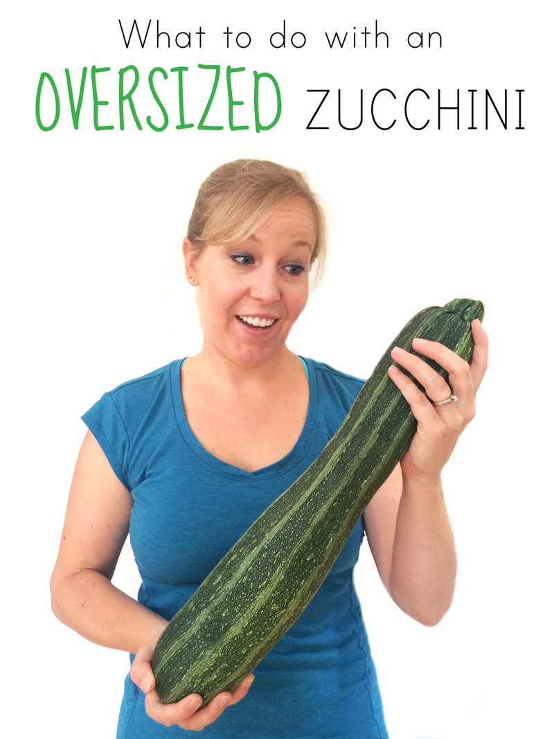 How do you use large zucchini?
