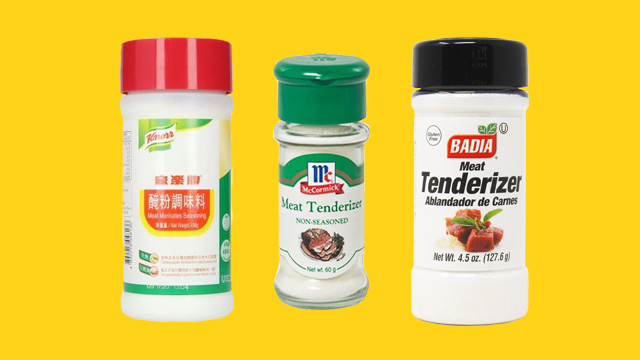 How do you use powdered meat tenderizer?