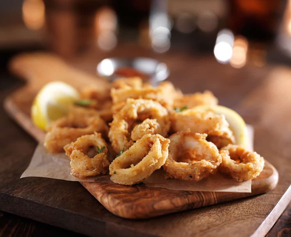 How do you warm up cold calamari?