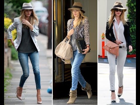 How do you wear skinny jeans to the office?