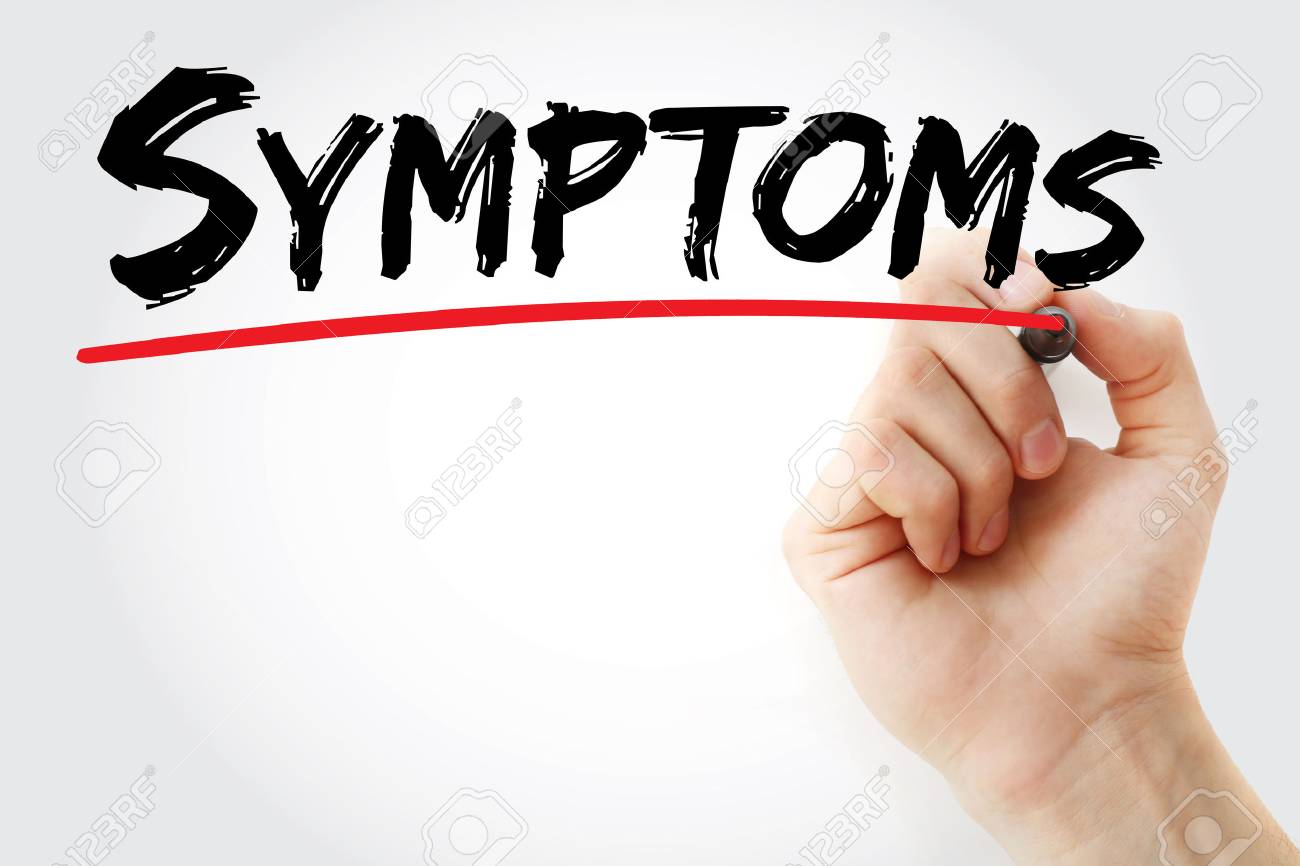How do you write a symptom?