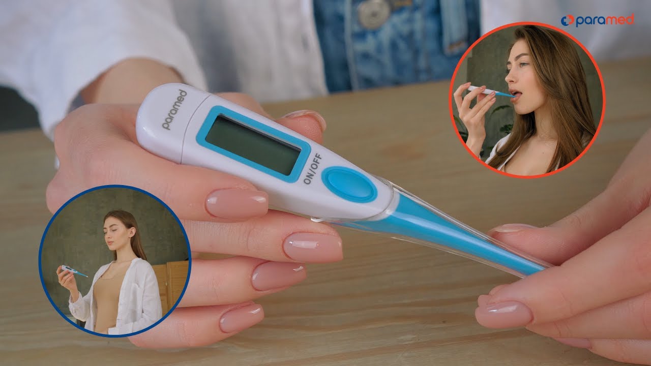 How does a digital thermometer measure temperature?