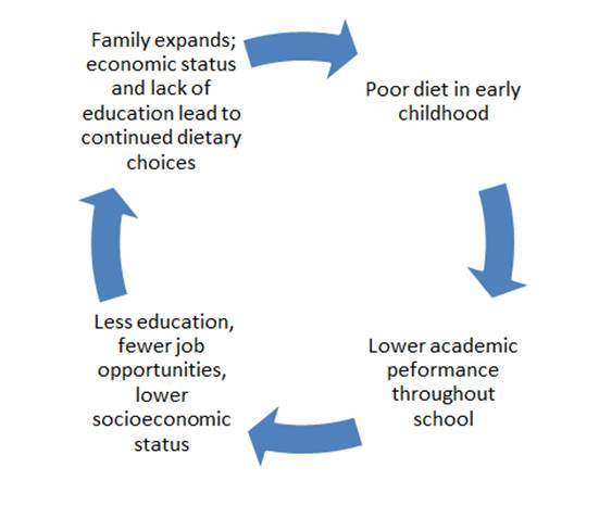 How does food affect your performance in school?