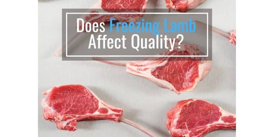 How does freezing meat affect quality?