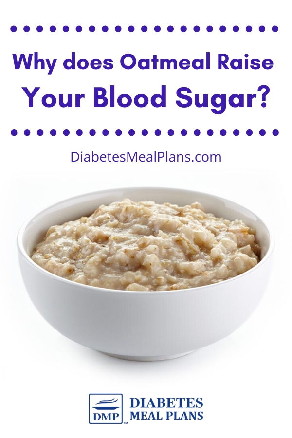 How does oatmeal affect blood sugar?