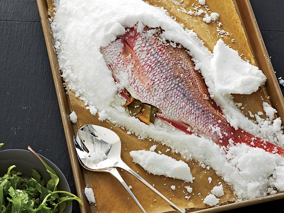 How does salt help preserve fish?