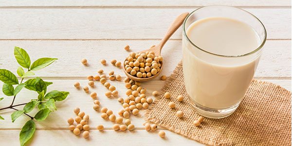 How does soy affect menopause?