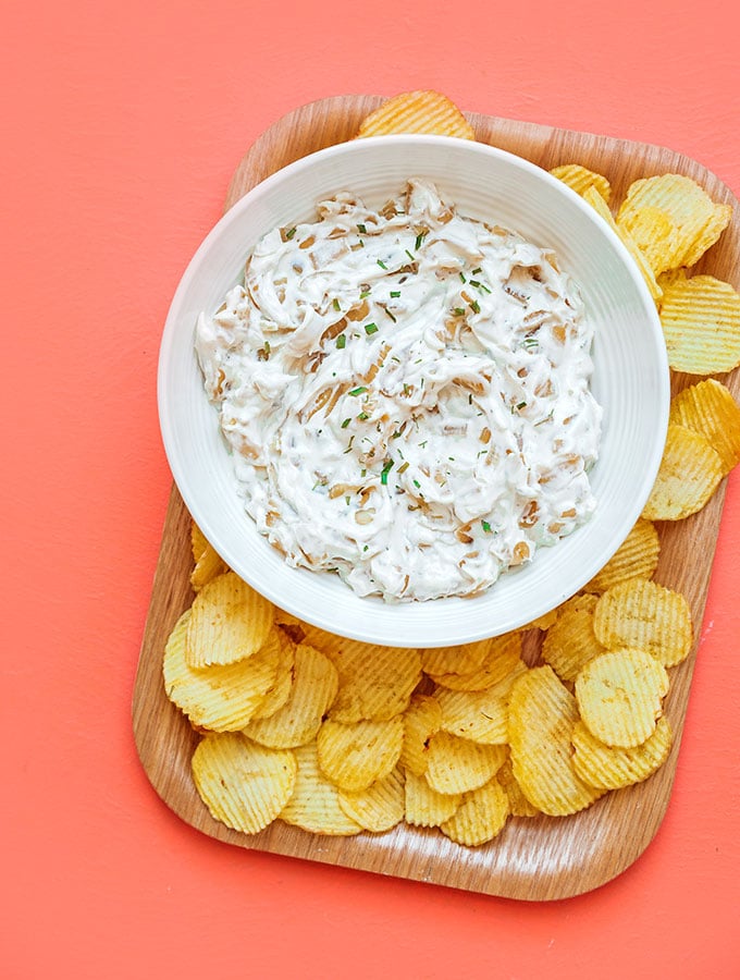 How fattening is onion dip?