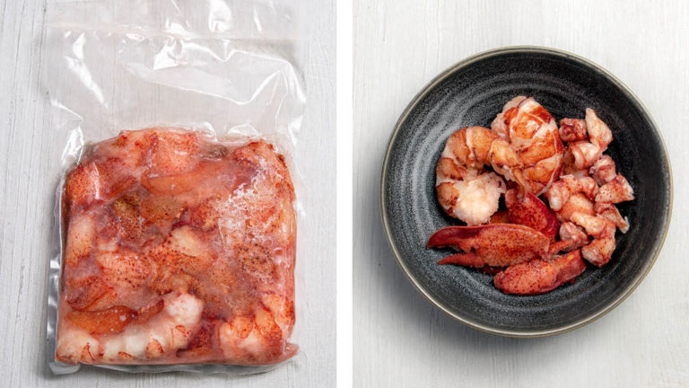 How good is frozen lobster meat?
