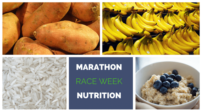 How important is a runners diet the week before a marathon?