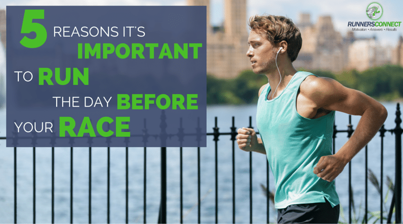 How important is the week before a race?