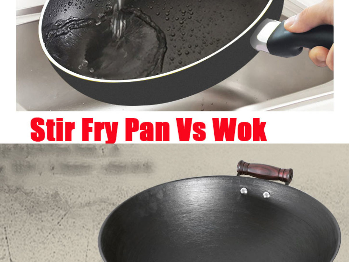How is a wok different from a frying pan?