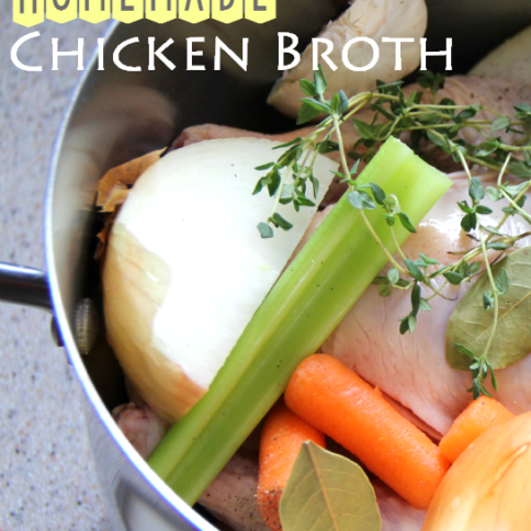 How is broth made from scratch?