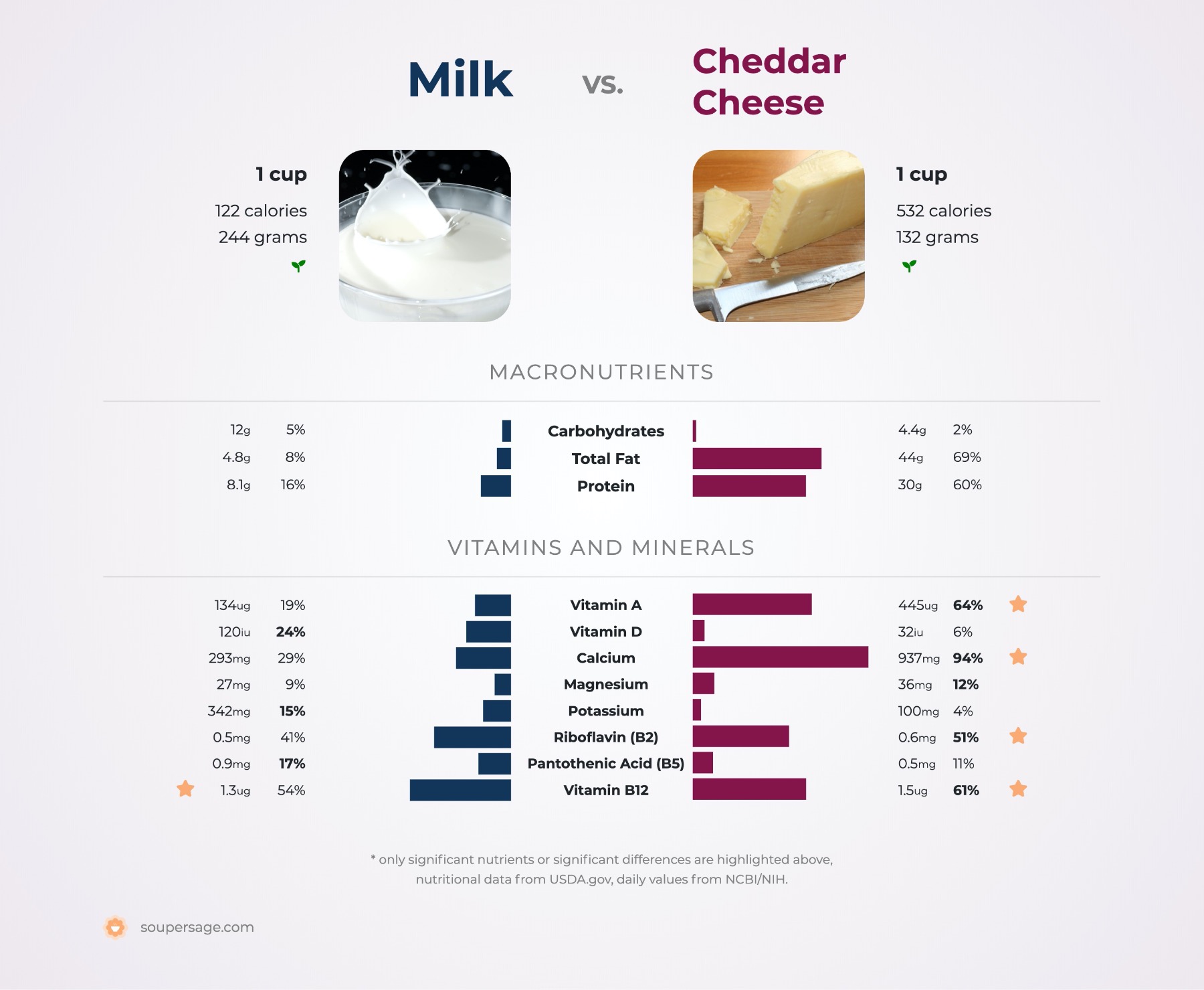How is cheese different from milk?