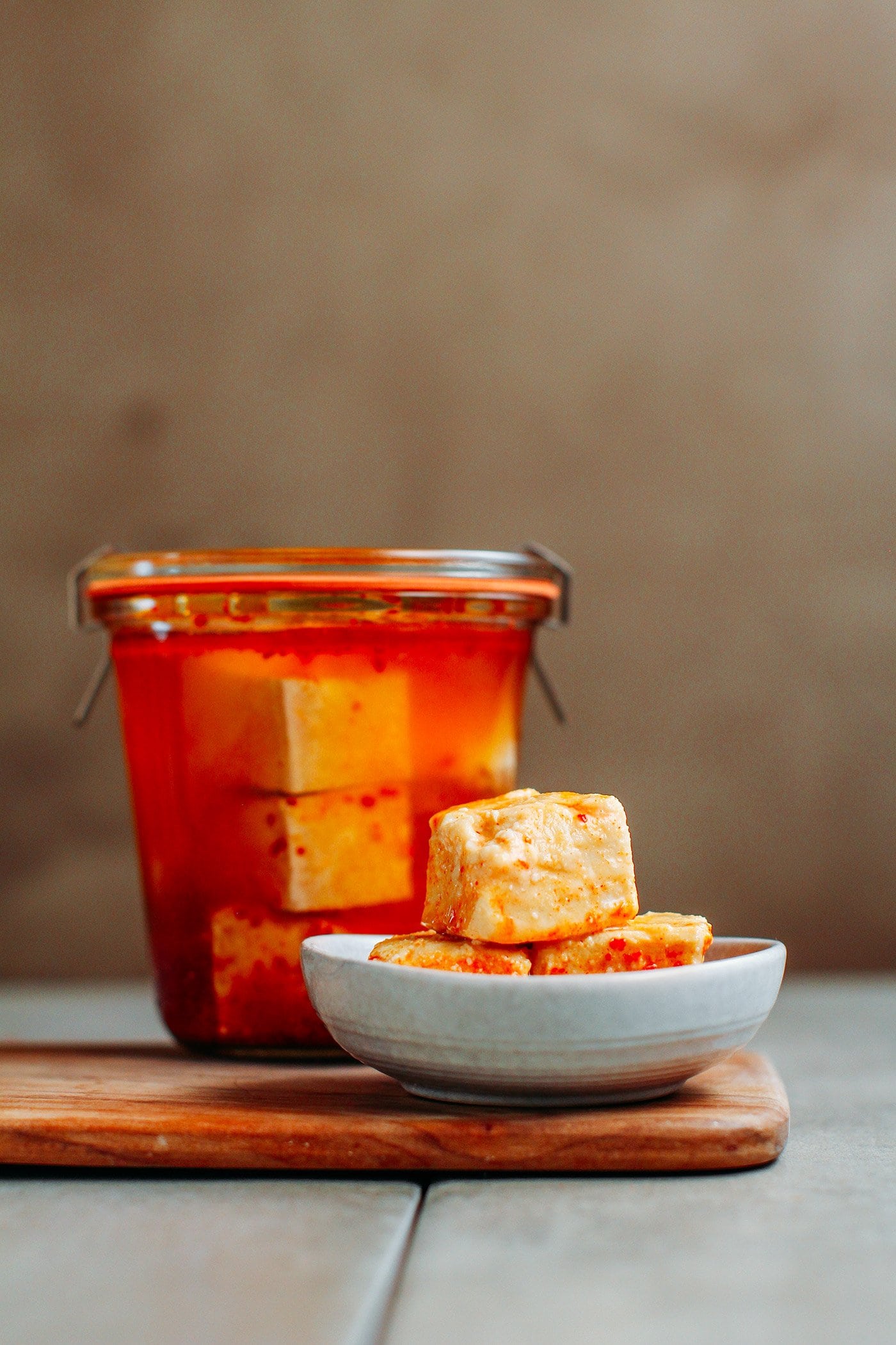 How is fermented tofu made?