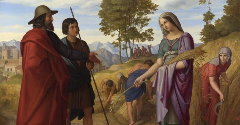 How is God shown in the Book of Ruth?