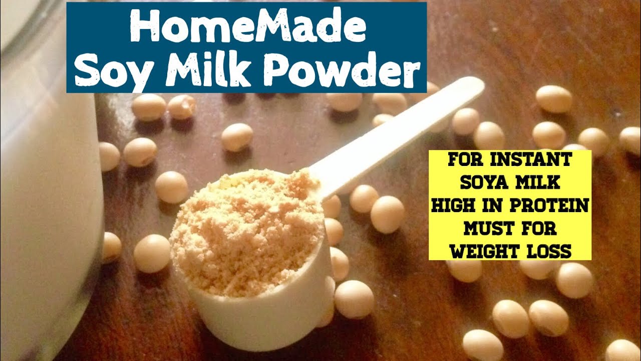 How is powdered soy milk made?