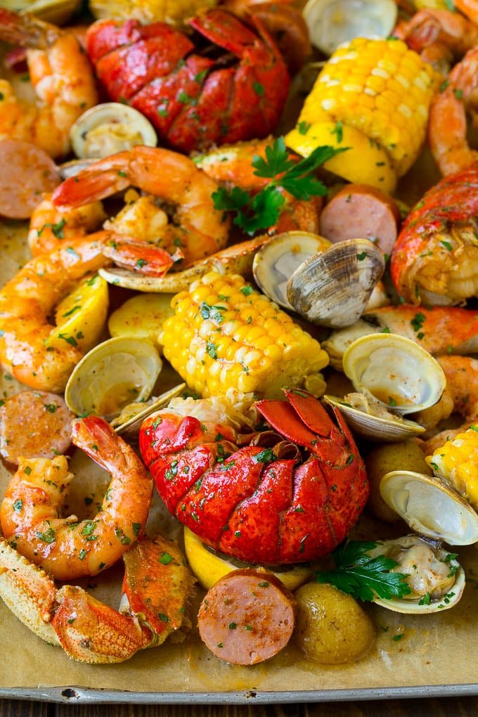 How is seafood cooked?