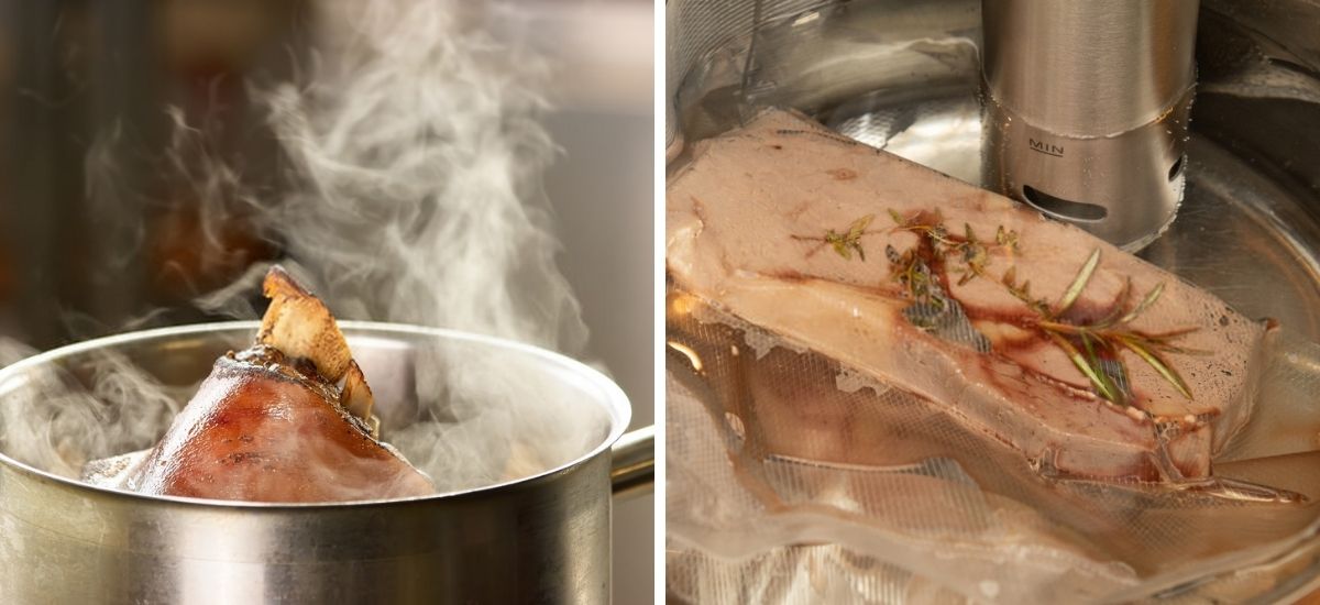 How is sous vide different from boiling?