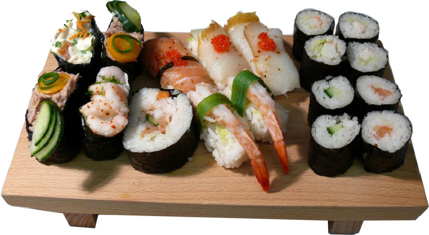 How is sushi different than raw fish?