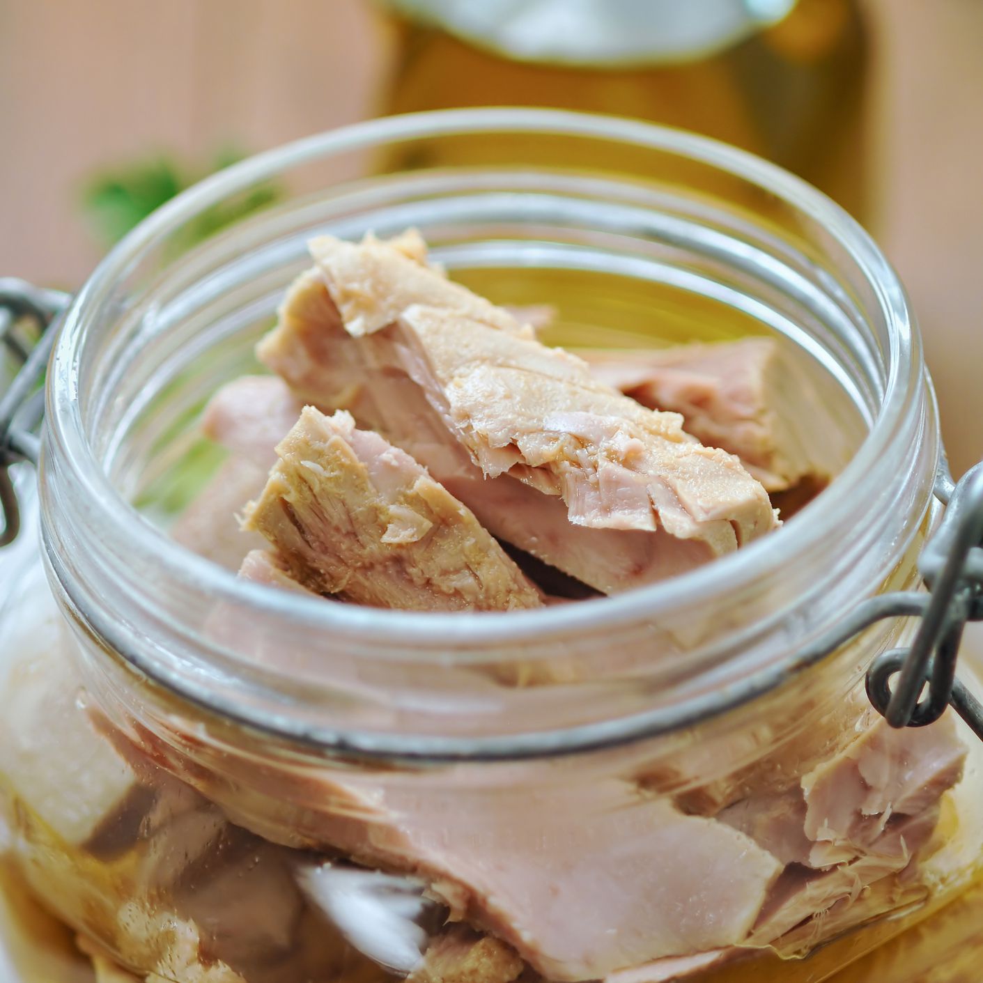 How is tuna fish preserved?