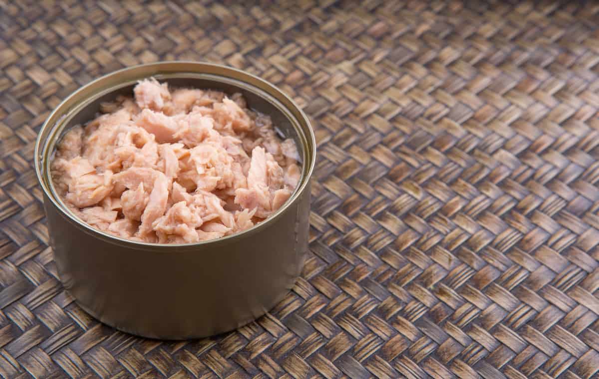 How is tuna in a can cooked?