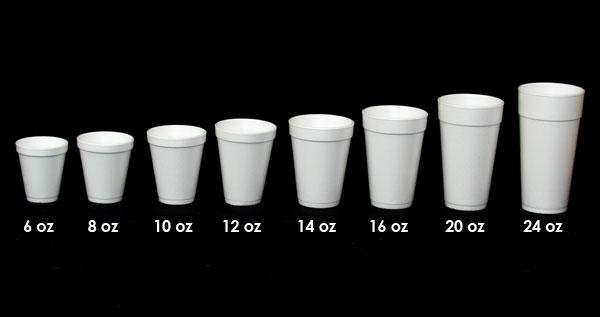 How large is a 12 oz cup?