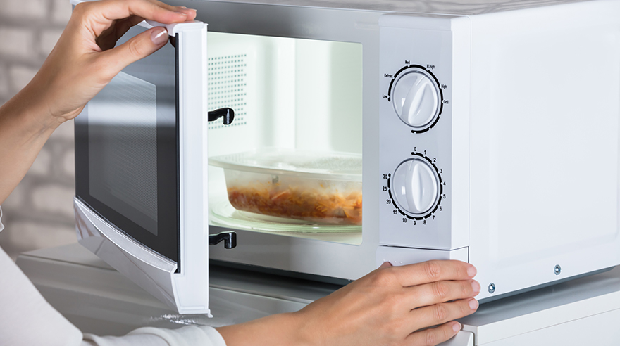 How long can a plastic bowl be in the microwave?