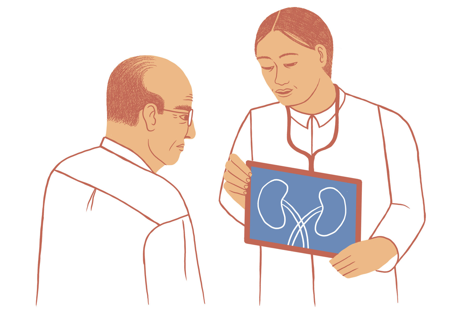How long can a senior live with kidney failure?
