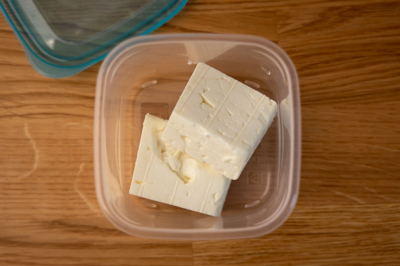 How long can feta cheese last in the fridge?