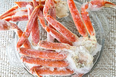 How long can frozen crab last in the freezer?